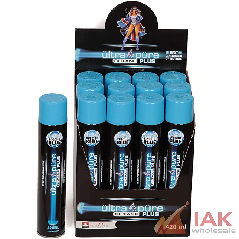 *SPECIAL BLUE ULTRA PURE PLUS BUTANE 420ML 12CT*